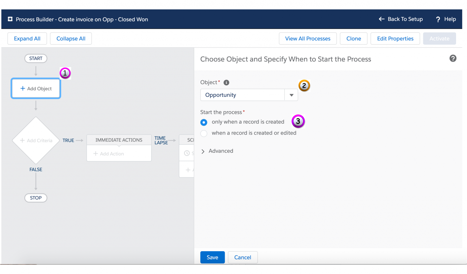 Auto Invoice Creation using Process Builder - Integrate Salesforce with ...
